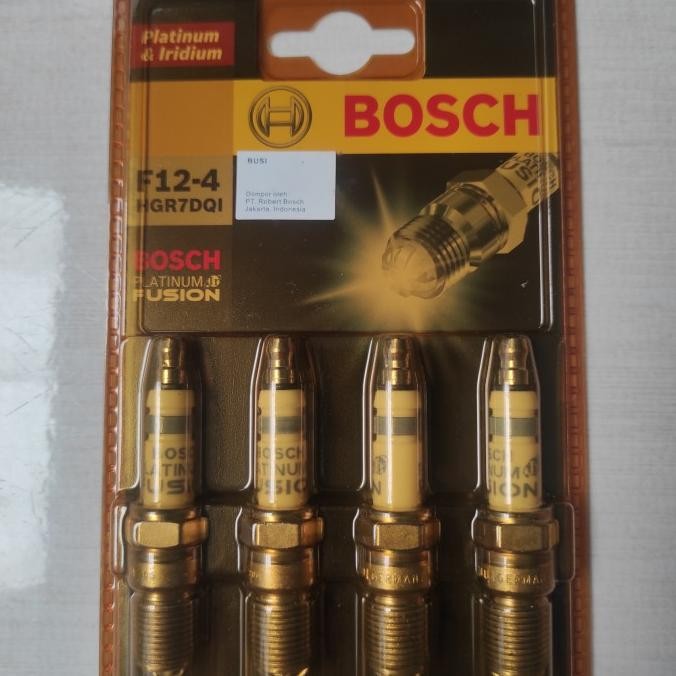 Jual BUSI BOSCH PLATINUM FUSION F12-4 HGR7DQI MOBIL BMW MERCEDES VW 10 ...