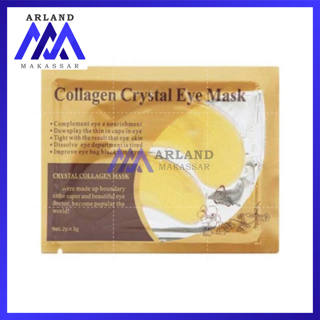 Jual AM Masker Mata COLLAGEN CRYSTAL GOLD EYE BAG MASK EYEMASK Kantong ...