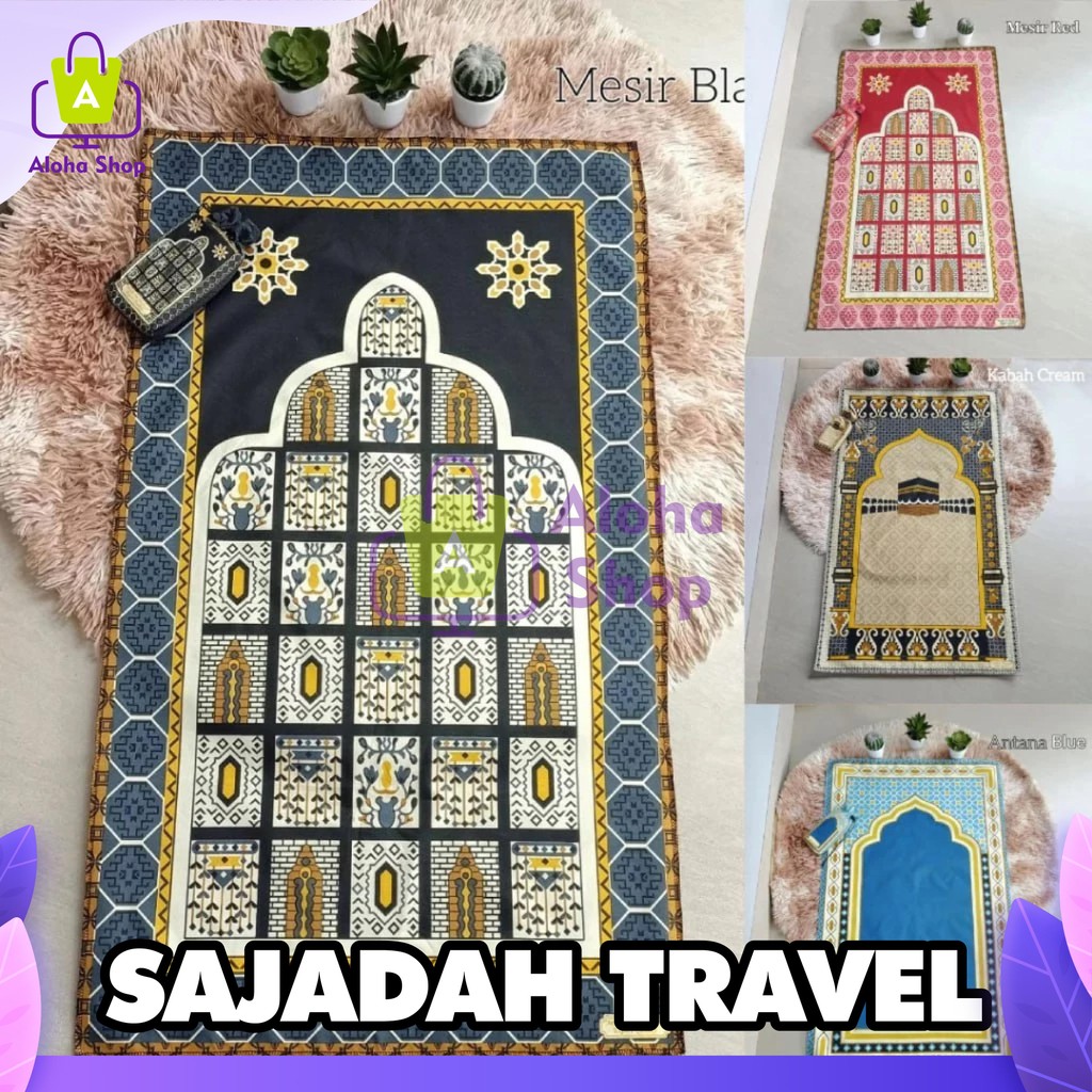 Jual AS SAJADAH TRAVEL JUMBO / Sajadah UKURAN 105x60 / Sajadah Traveler ...
