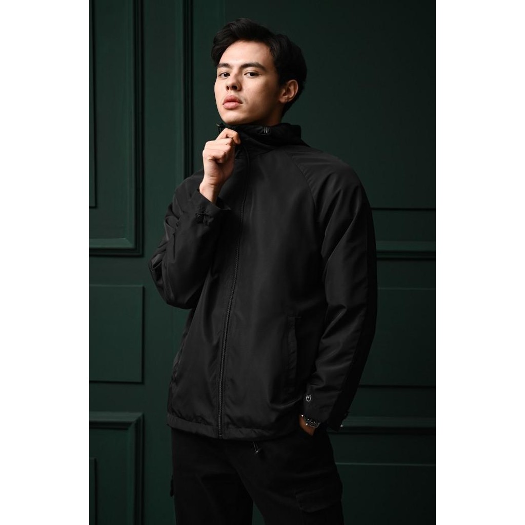 Jual Grosir Jaket Prepp Studio Windbreaker Jacket Black | Shopee Indonesia