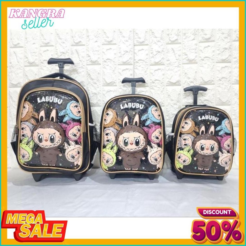 Jual Tas Koper Troli Anak Perempuan Labubu Timbul Led Berbonus (Lagi Rame) | Shopee Indonesia
