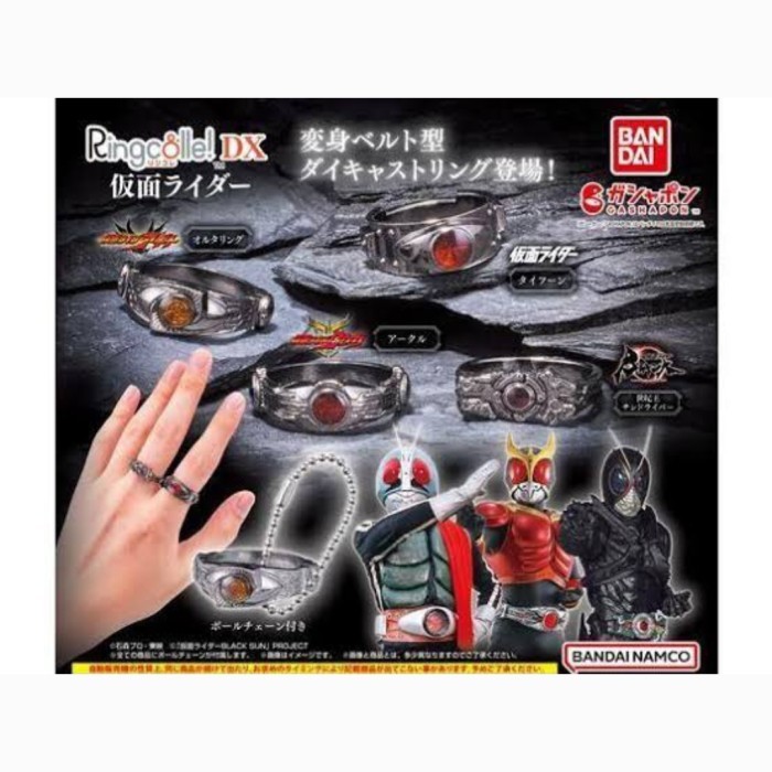 Jual Gashapon Gacha Bandai Ringcolle DX ring cincin kamen rider ...