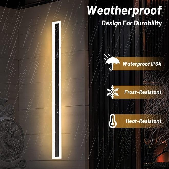 Jual Lampu Dinding Minimalis Led Strip Pagar Teras Taman Kolam Balkon ...