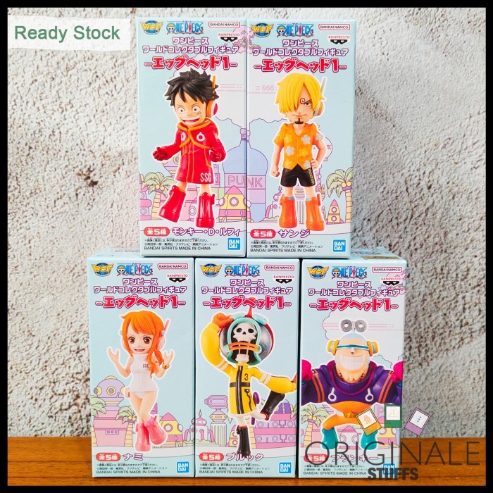 Jual WCF One Piece Egghead 1 Figure Original Japver (Luffy Sanji Nami ...
