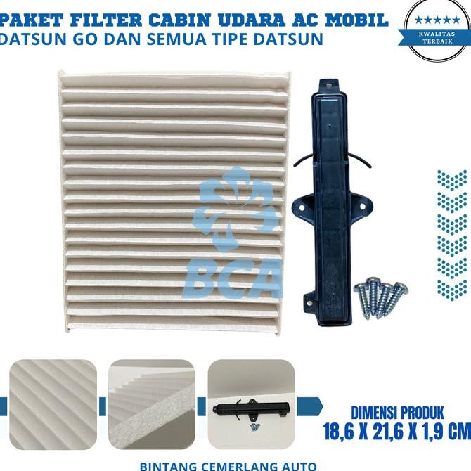 Jual Promo Paket Tutup Filter Dan Kabin Filter Ac Mobil Datsun Go Dan ...