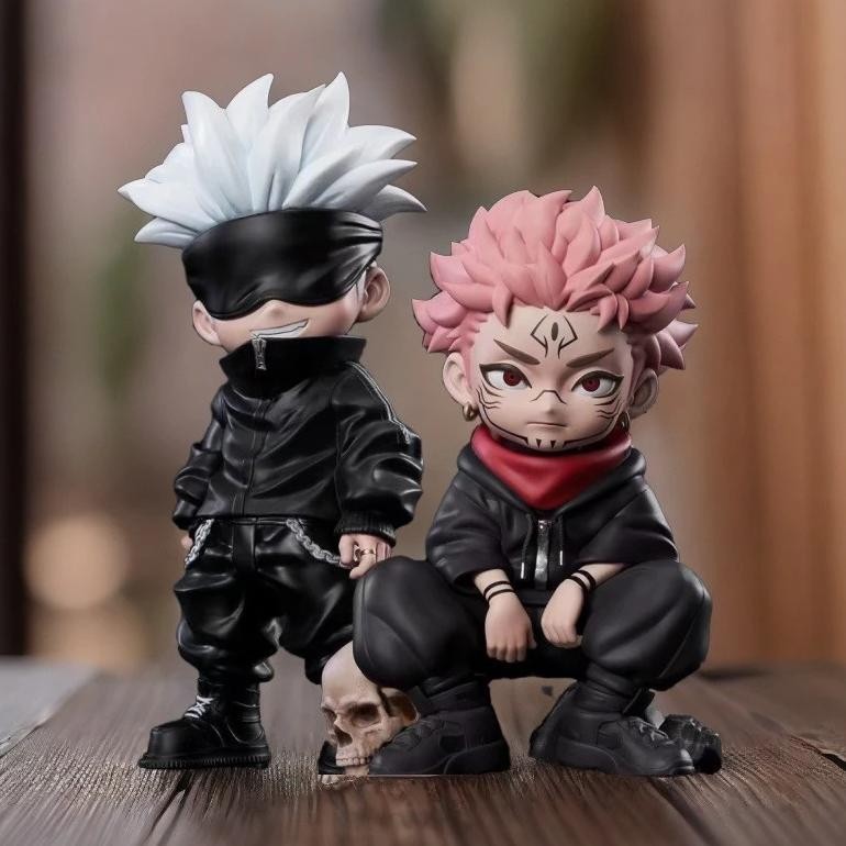 Jual 3 style jujutsu kaisen anime figure satoru gojo action figure lord ...