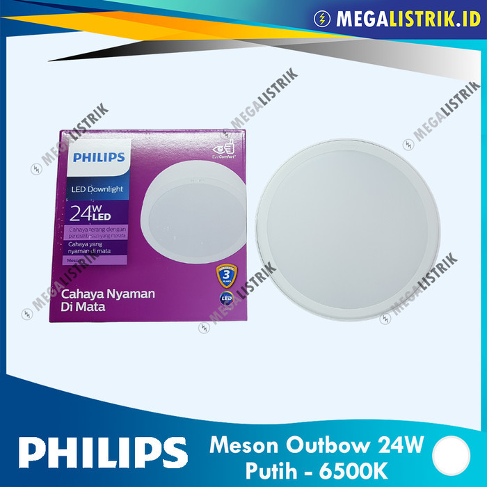 Jual Philips Downlight LED Outbow 24W / Meson Bulat OB 24 Watt 59474 ...