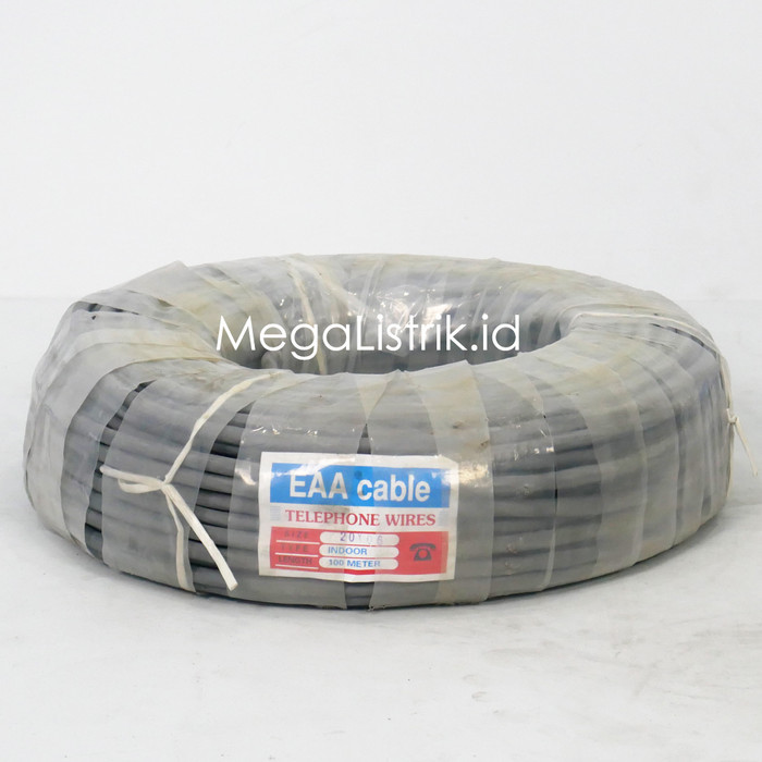 Jual EAA Kabel Telepon Indoor 10 Pair / Isi / Core 20 x 0.6 ( 100 Meter ...