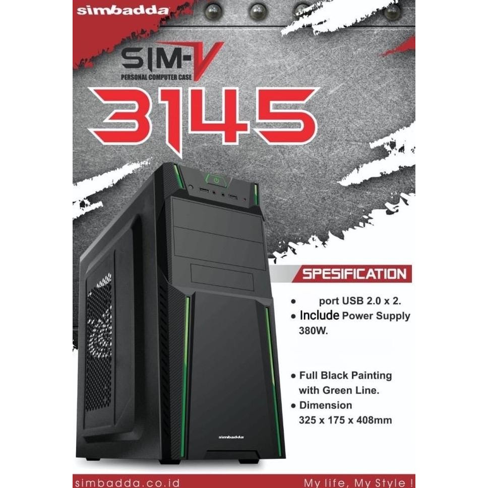 Jual Jual | Casing Simbadda Sim V + Psu 380 Watt | Shopee Indonesia