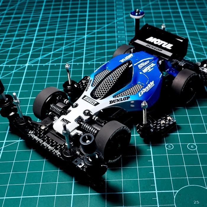 Jual TAMIYA Damper Style/Bmax Avante Jr Repain Blue gradasi Special ...