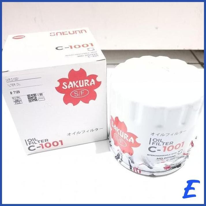 Jual | SRJ | OIL FILTER/OLI T120 SAKURA C1001 | Shopee Indonesia