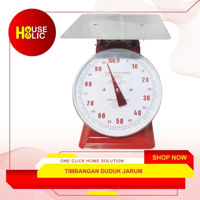 Jual Timbangan Duduk Analog 30Kg / Timbangan Jarum Datar Plat 30 Kg ...