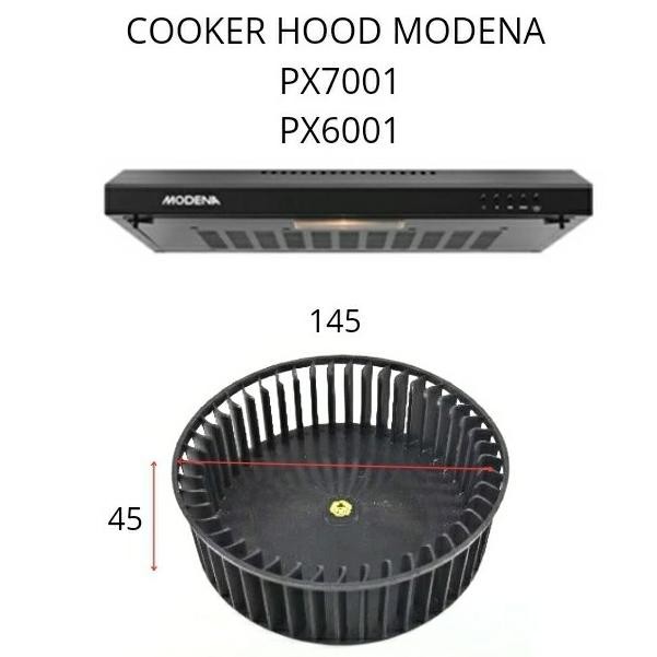 Jual BLOWER COOKER HOOD MODENA PX7001 PX6001 0612T | Shopee Indonesia