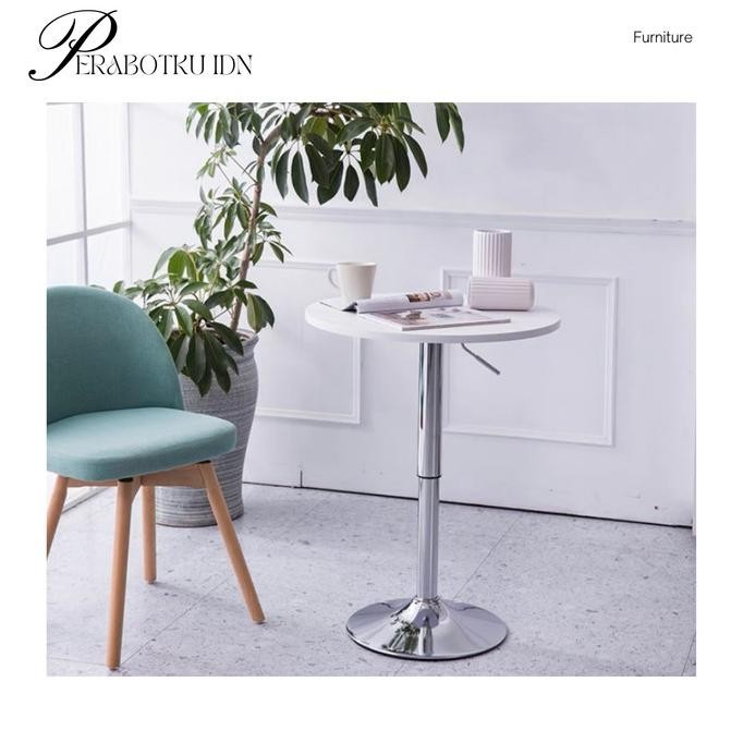 Jual MEJA BARSTOOL TINGGI MEJA HIDROLIK MEJA BAR MEJA CAFE TINGGI P19A ...