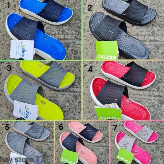 Jual Sandal Crocs Literide Slide Man / Crocs Literide Slide Pria | Shopee Indonesia