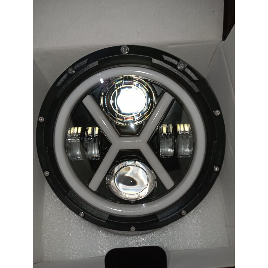 Jual Lampu Led Daymaker 7 Inch Headlamp Drl Kuning Pnp Jimny Katana ...