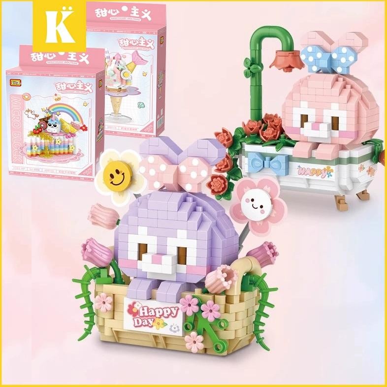 Jual Zg - Keeppley Bricks Bak Mandi Model Kartun Mini Brick Mainan DIY ...