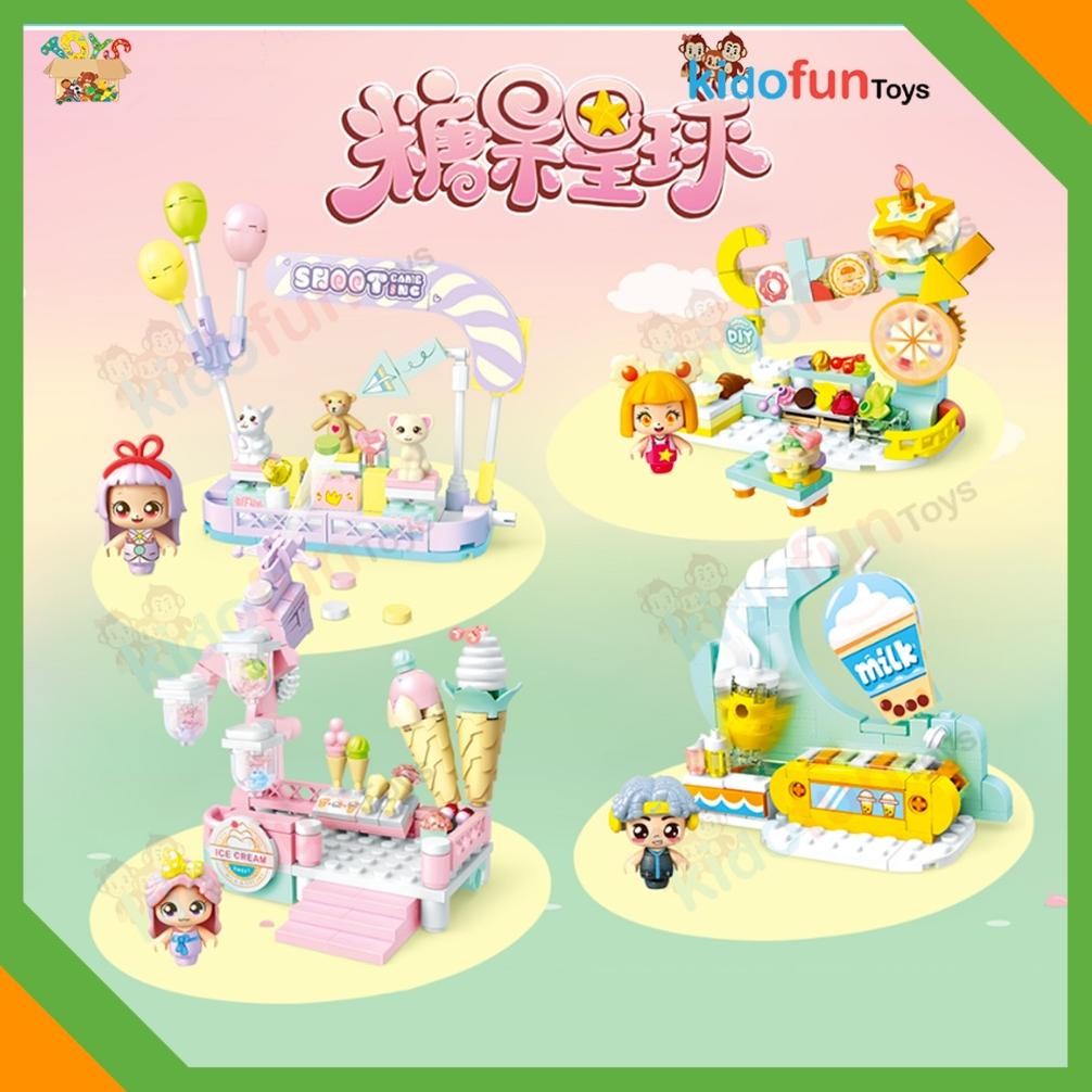 Jual Zg - Mainan Rakit Sembo Block Candy Planet Shop Bricks DIY Ice ...