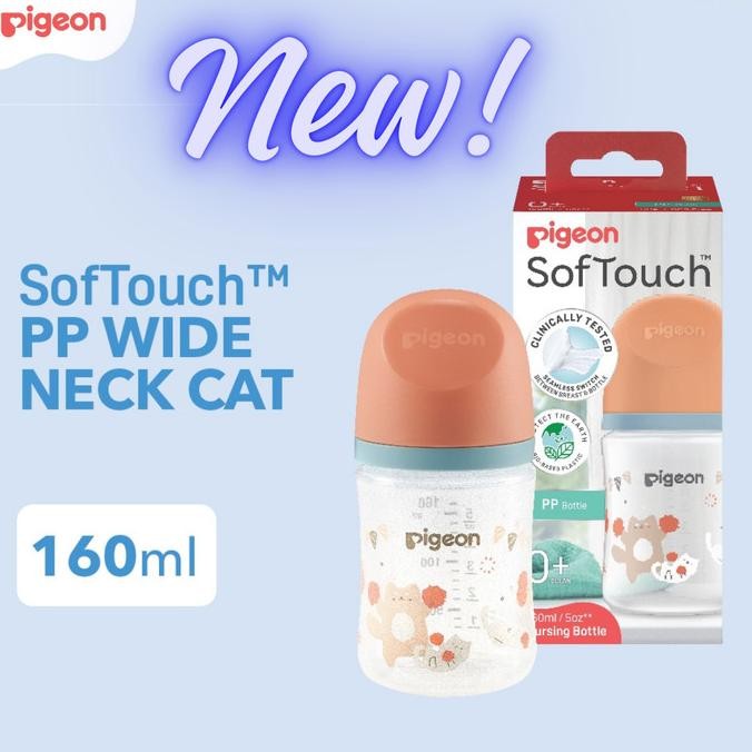Jual Botol Susu Bayi Pigeon 240Ml Peristaltic Plus Wide Neck 1Pc 240 Ml Original Dan Terpercaya ...