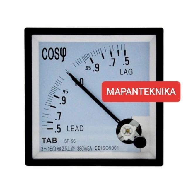 Jual PANEL METER ANALOG POWER FACTOR / COS PHI MEREK TAB CLASS 1 [ MDG ...