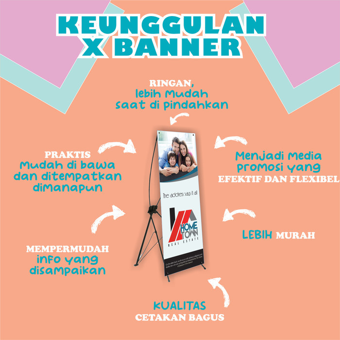 Jual Cetak X-Banner outdoor 60x160 cm Bahan Flexi China 280gr | Shopee ...