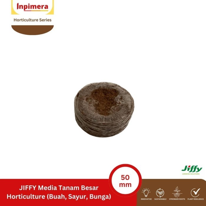 Jual Jiffy 7C pellets 50mm Peat Free Media Tanam Siap Pakai | Shopee ...