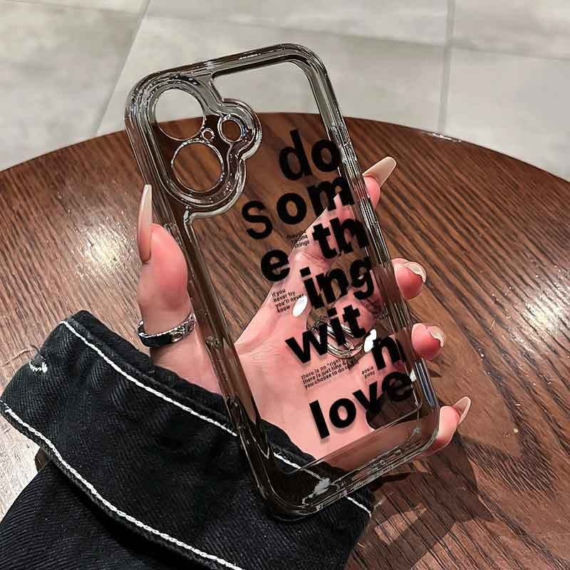 Jual Unik Transparan Tpu Tata Letak Teks Elegan Luar Negeri Casing ...