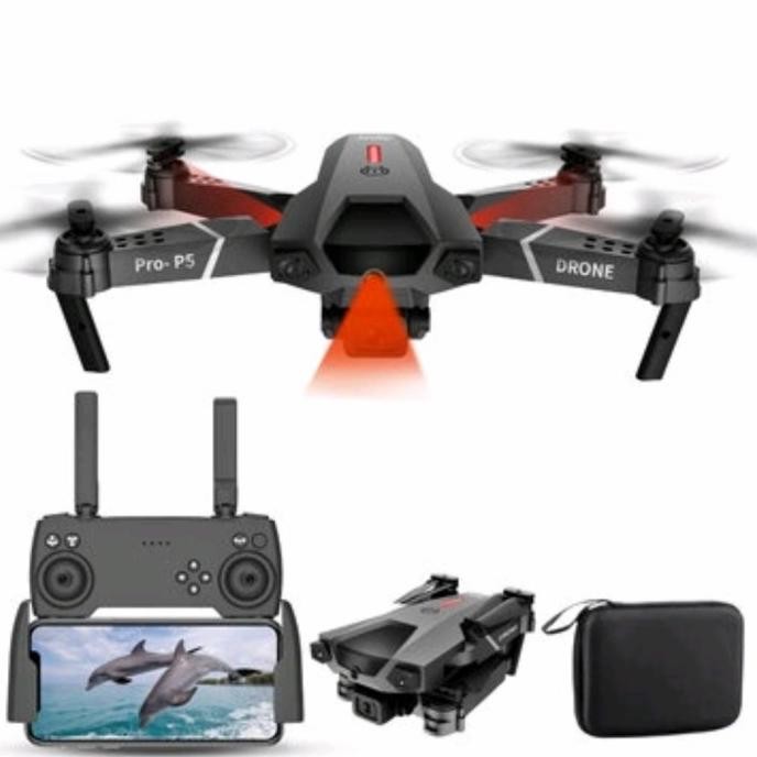 Jual Drone P5 Pro Fpv Dual Kamera 4K Drone Anti Nabrak Obstacle ...