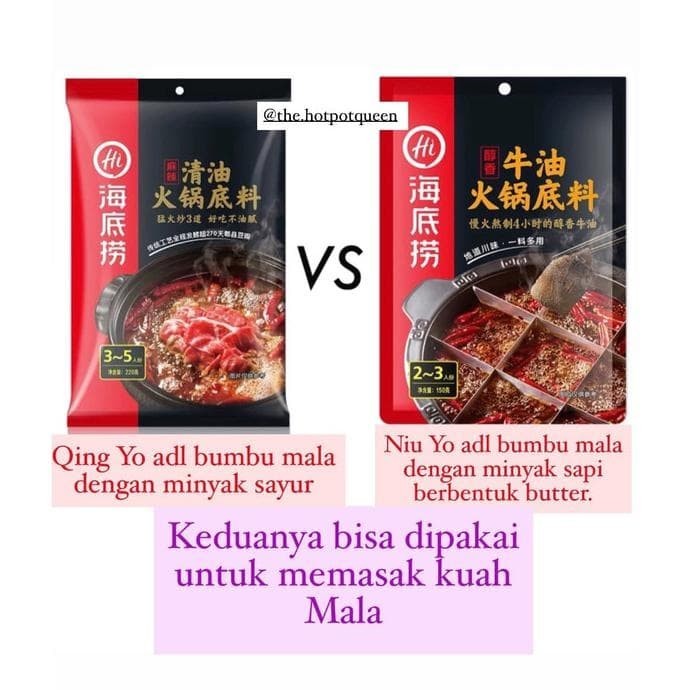 Jual Bumbu Haidilao/Shabu Shabu/Hot Pot/ Mala Xiangguo Tus - Xtra Mala | Shopee Indonesia