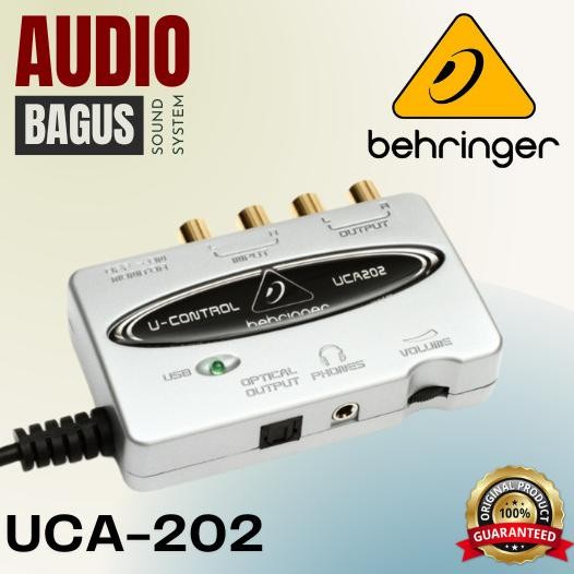 Jual BEHRINGER UCA202 UCA 202 SOUNDCARD AUDIO INTERFACE ORIGINAL DAN ...