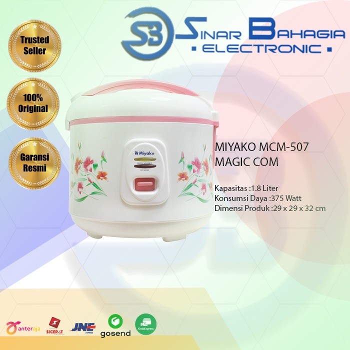 Jual MIYAKO MCM-507 MAGIC COM (KHUSUS BANDUNG) | Shopee Indonesia