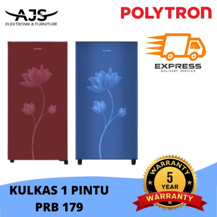 Jual POLYTRON KULKAS 1 PINTU BEAUTY METAL DOOR 170 LITER PRB 179 ...