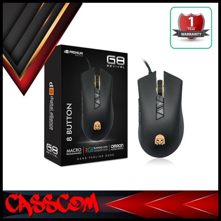 Jual Digital Alliance Mouse G 8 Revival Rgb | Shopee Indonesia