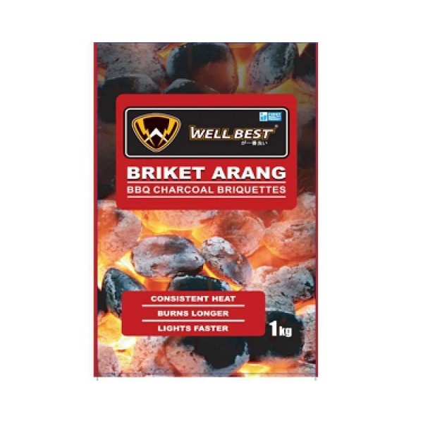 Jual WELLBEST BRIKET ARANG 1 KG | Shopee Indonesia