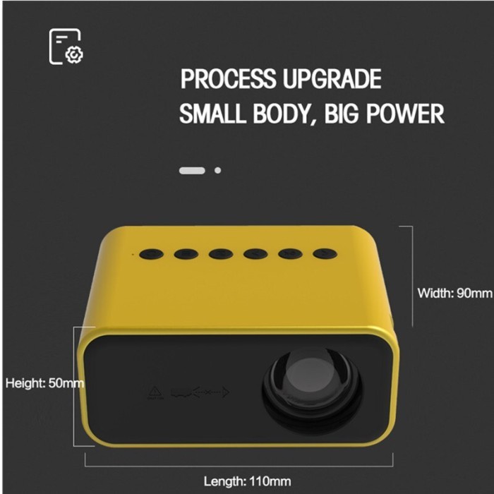 Jual Mini Proyektor Yt500 Yt 500 Micro Projector Led Full Hd Video Wifi New 100 % Original ...