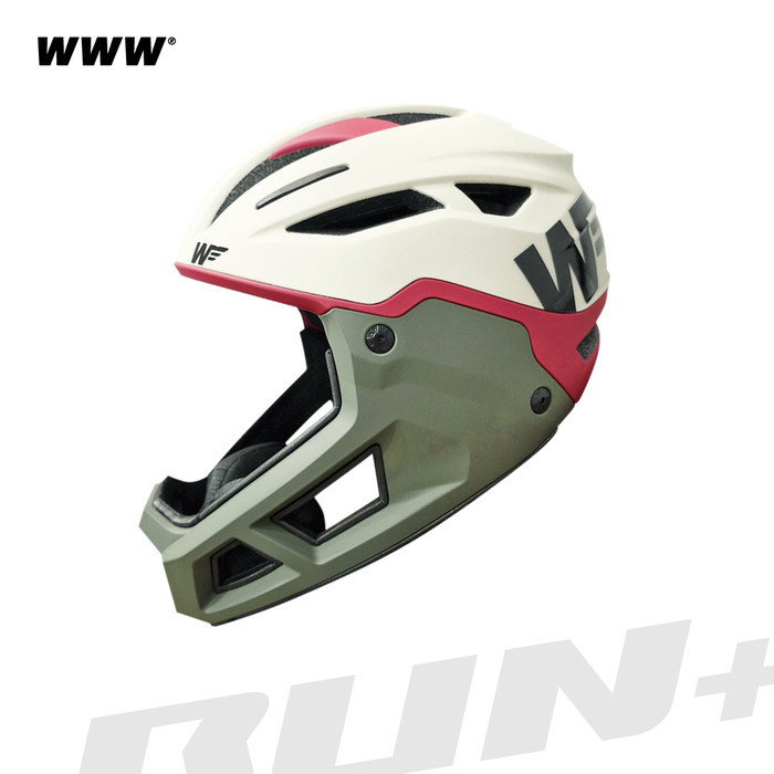 Jual Www Run Plus Kid Bike Full Face Balance Bike Helmet - Helm Anak ...