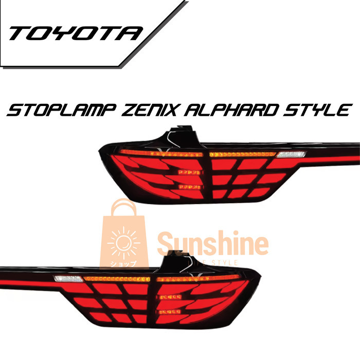 Jual STOPLAMP STOP LAMP INNOVA ZENIX ALPHARD STYLE 2024 ORIGINAL IMPORT ...