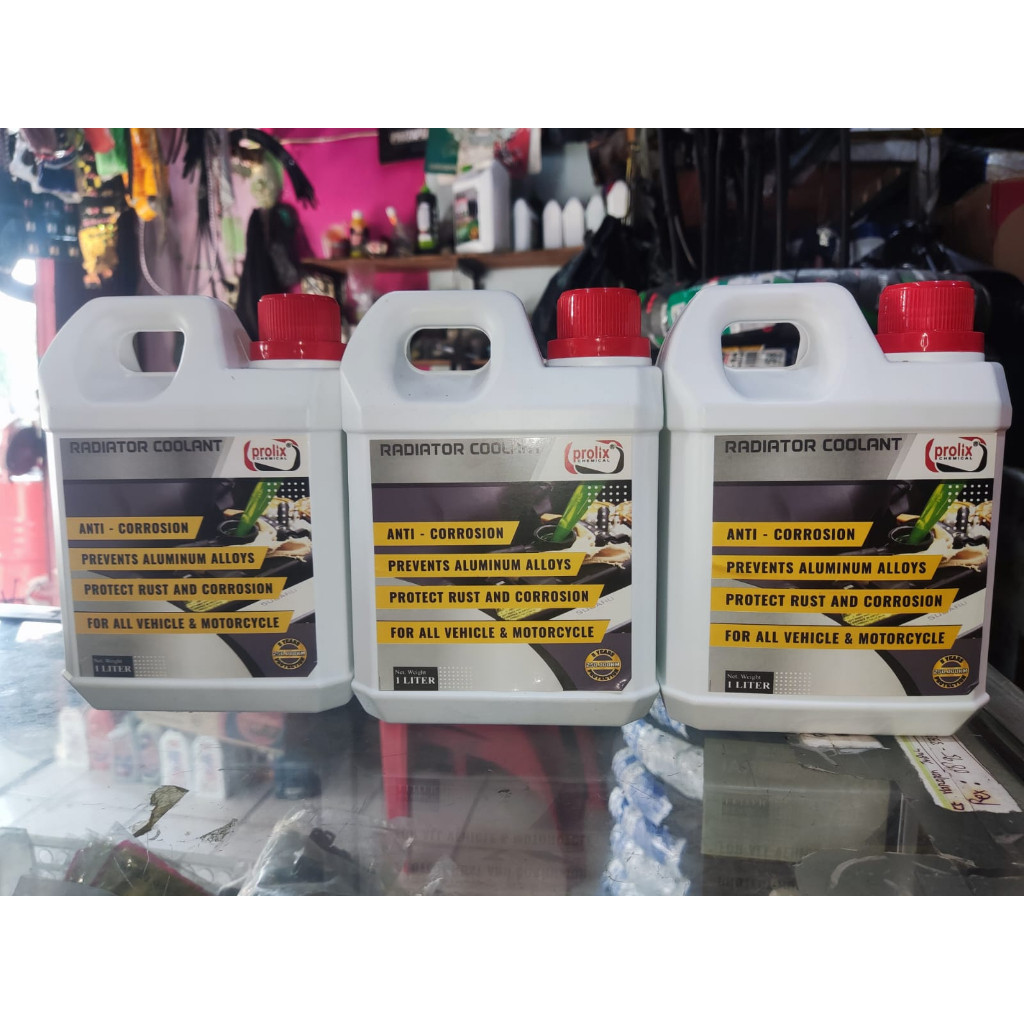 Jual Radiator Coolant Prolix Air Radiator 1 liter warna Hijau Pendingin ...