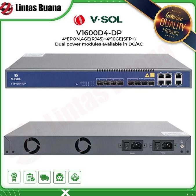 Jual VSOL EPON OLT V1600D4-DP 4 Port EPON OLT Layer 3 | Shopee Indonesia
