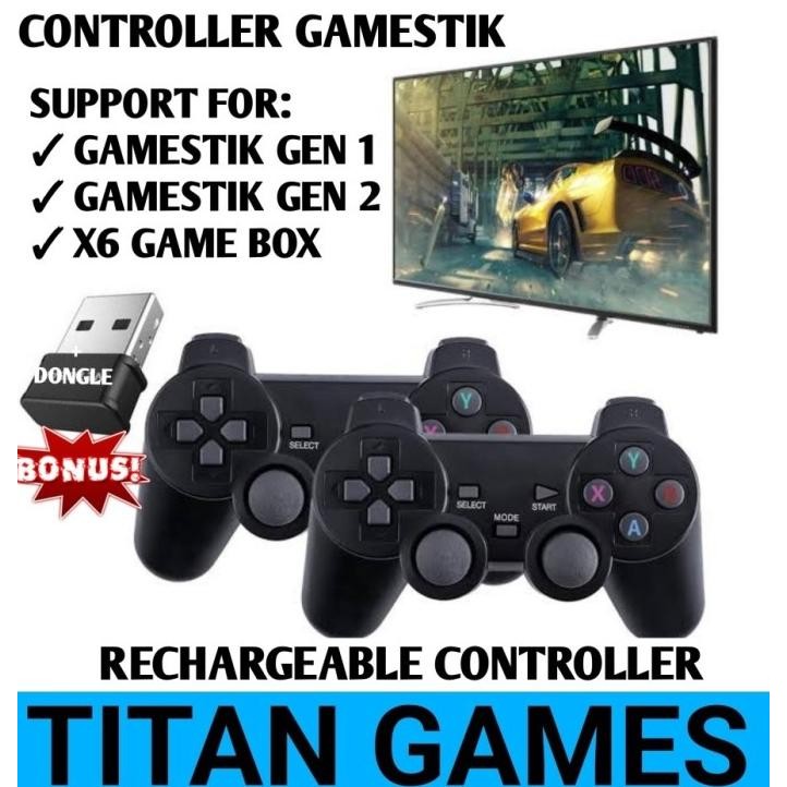 Jual Hd 4K Gen 2 Game Stick Gen 2 Tv Retro Game Controller Gamepad ...
