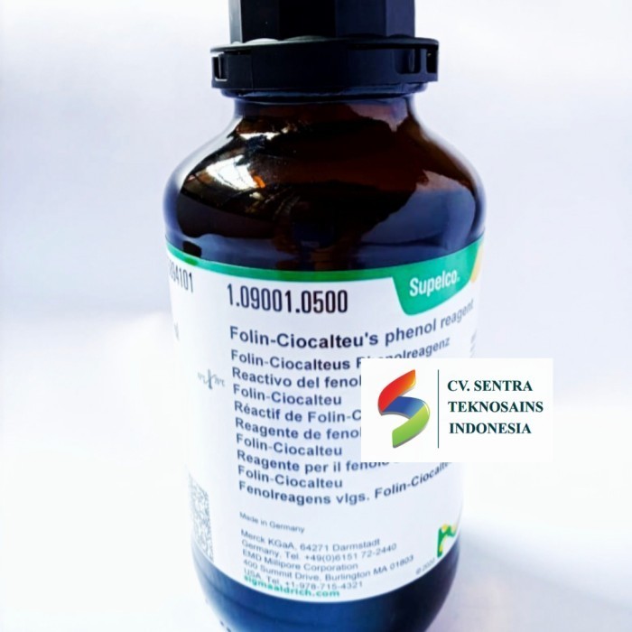 Jual Folin Ciocalteus Phenol Reagent 25 ml / Follin (Merck) | Shopee ...