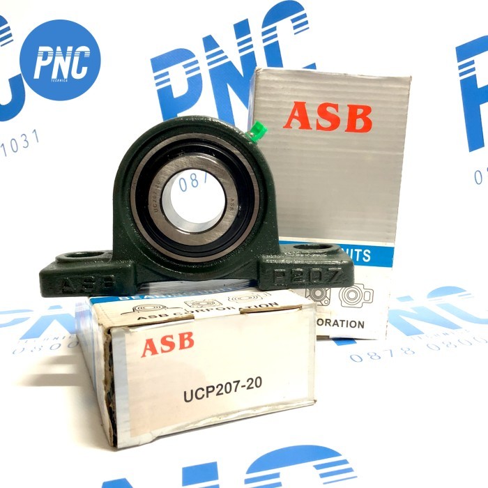 Jual BEARING UNIT UCP 207-20 ( AS 1 1/4 INCH ATAU 31,7MM ) ASB PILLOW BLOCK | Shopee Indonesia