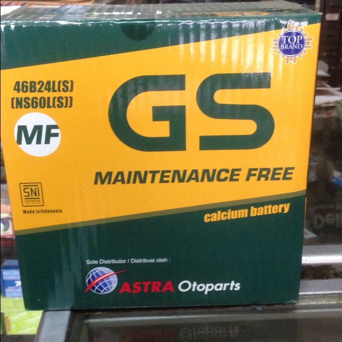 Jual Aki GS MF NS60LS mobil yaris crv hrv altis accord civic innova bensin | Shopee Indonesia