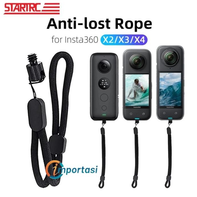 Jual tali - startrc lanyard insta360 x4 x3 x2 go 3 3s hand strap wrist band tali | Shopee Indonesia