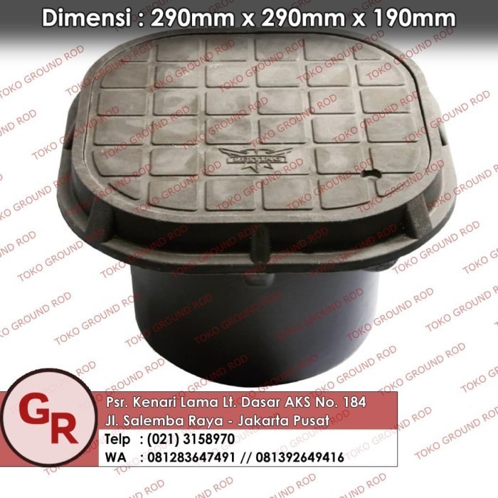 Jual Aman & Cep4T!!@ Pvc Inspection Pit / Earthing Box / Grounding ...