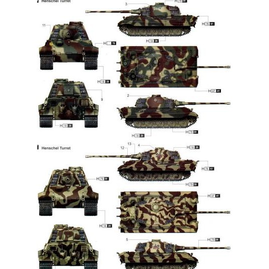 Jual Tersedia King Tiger Full Interior 2In1 Porsche Turret Type 1/16 ...