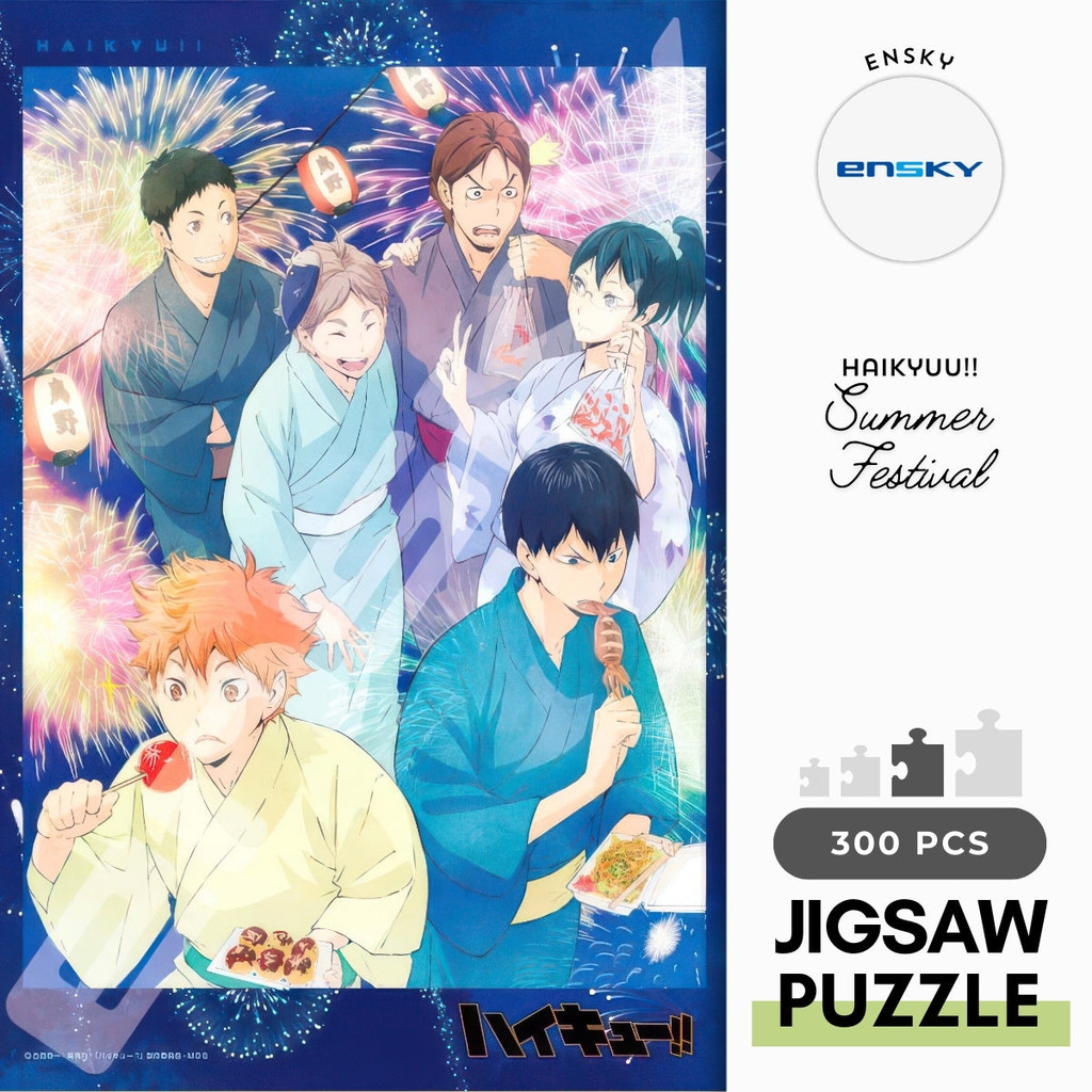 Jual Ensky 300-3051 Haikyuu!! • Summer Festival 300 Pieces Jigsaw Puzzle | Shopee Indonesia