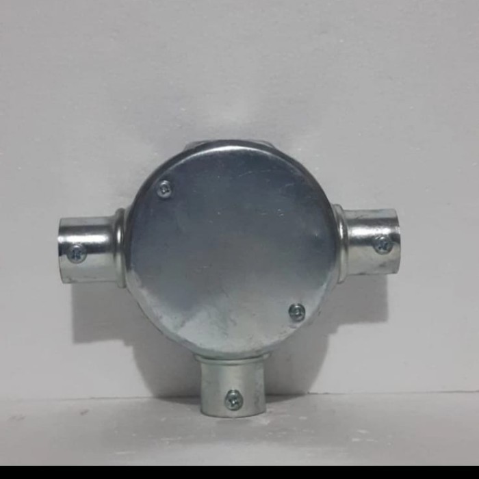 Jual TERBARU Conduit T dus Junction T dus E19 1/2 inch besi galvanis ...
