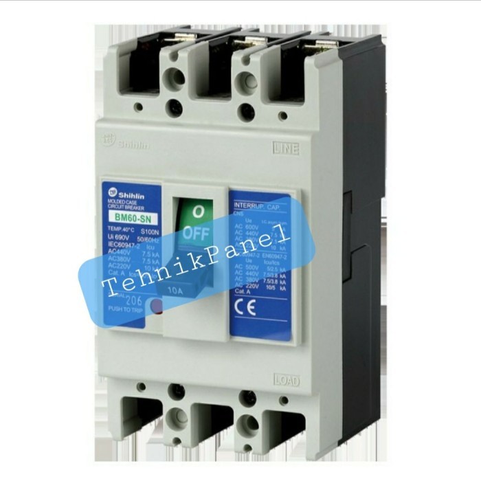 Jual Mccb Shihlin 3P 10/15/20/30/40/50A Bm60-Sn | Shopee Indonesia