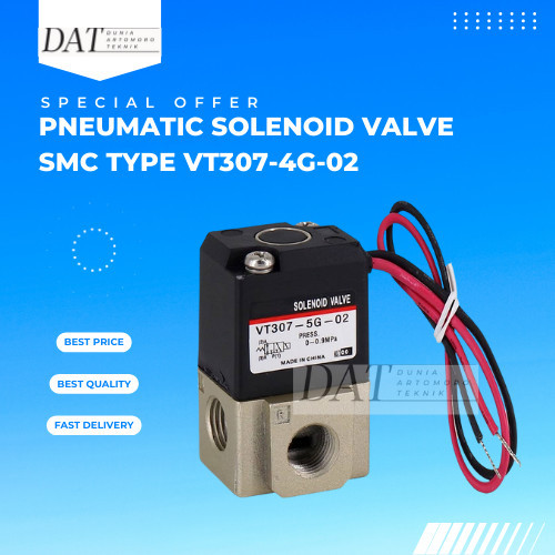 Jual Solenoid Valve Smc Vt307-4G-02 Selenoid Valve Vt 307 4G 02 Ac 220 ...